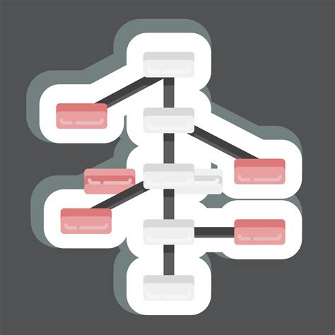 Sticker Decision Trees Related To Machine Learning Symbol Simple Design Editable Simple