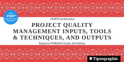 Free Download Pmp Certification Project Quality Management Inputs