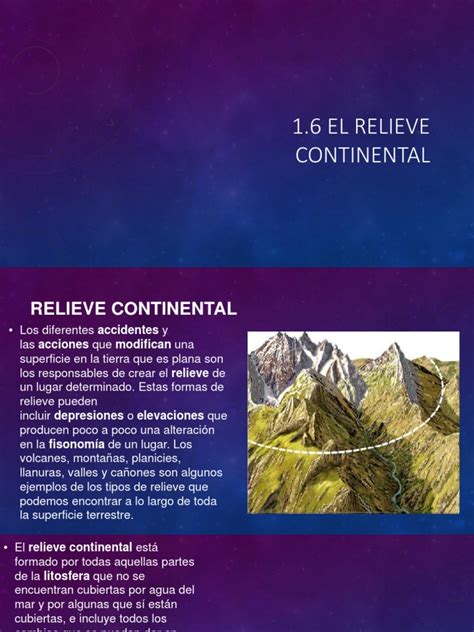 16 Relieve Continental Clase 13 10 2020 Pdf Terreno Tierra