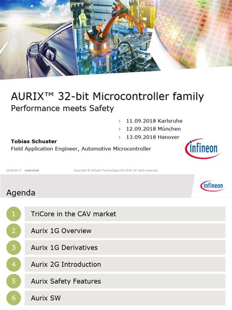 Infineon Presentation Pdf Microcontroller Digital Signal Processor