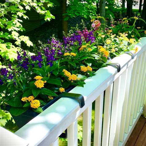 Deck Railing Planter Brackets Custom Flower Box Holder Rail Planter Box Hooks Wall Hanging
