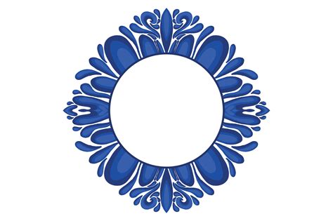 Blue Ornament Frame Border Vector Design For Decorative Element 38843848 Vector Art At Vecteezy
