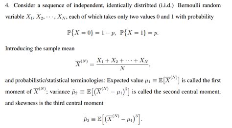 Consider a sequence of ﻿independent, identically | Chegg.com