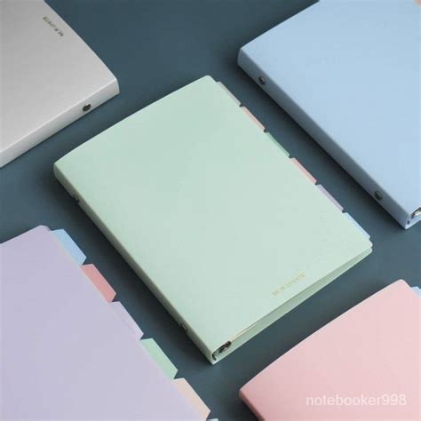 A520 Holesb526 Holes Binder Notebook Refillable With Divider