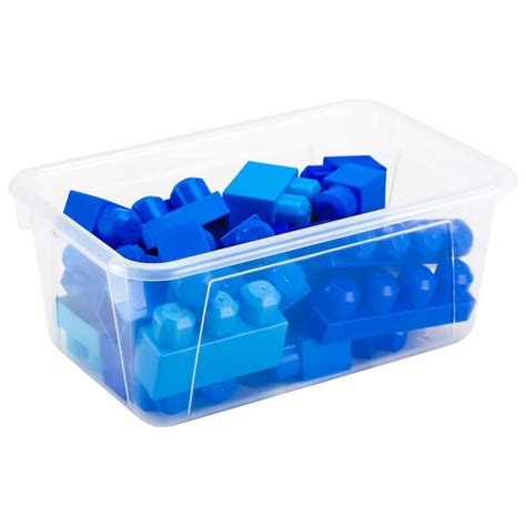 Storex Small Cubby Bin Translucent 5 Pack Overstock 39180830