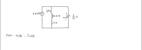 Solved find: vc(t),Ic(t) | Chegg.com