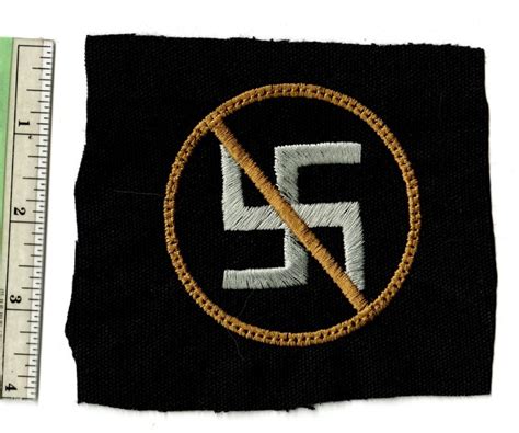 Anti Nazi No Swastikas Ban Hate Patch Made In Port Angeles Washington