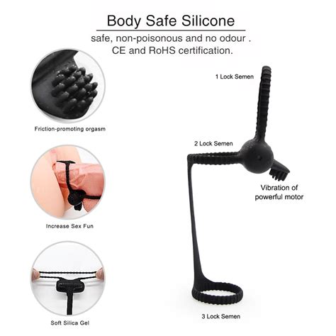 Sex Toy Penis Ring Semen Locking Ring Silicone Ring Multiple Usage