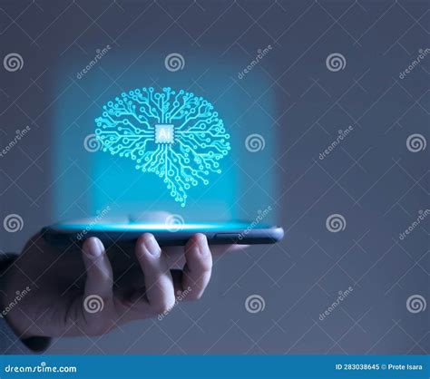 Artificial Intelligence Concept Brain Nervous System Business