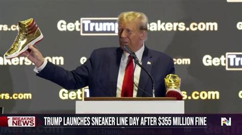 Trump Launches A Sneaker Line