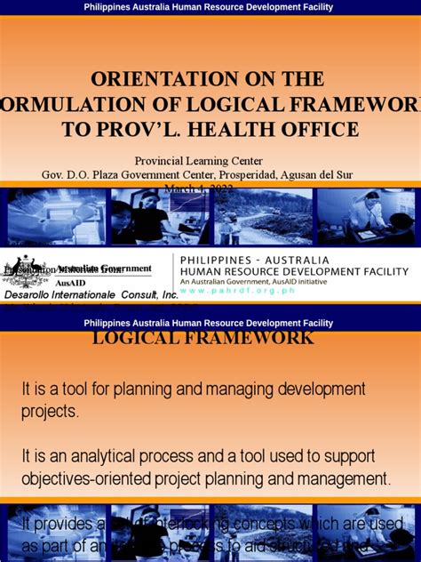 Overview Of A Logframe Pdf