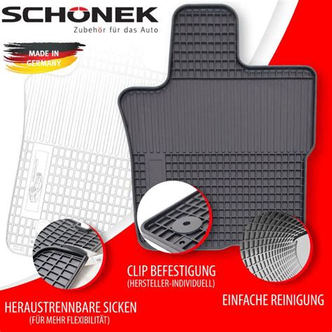 Gummimatten Gummifussmatten Passend Für Vw Passat B9 Ab Bj 2023 Sch