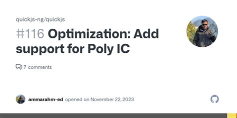 Optimization Add Support For Poly IC Issue 116 Quickjs Ng Quickjs GitHub