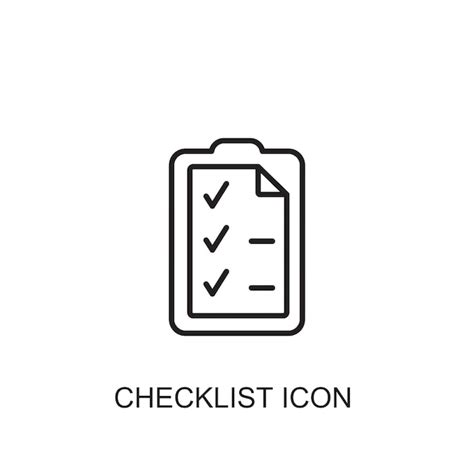 Premium Vector Checklist Vector Icon Icon