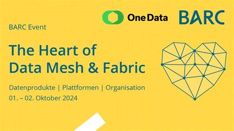 one data on linkedin datamesh datafabric aiinnovation onedata