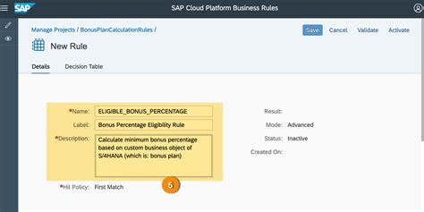 Create Decision Table Based Rules Sap Tutorials