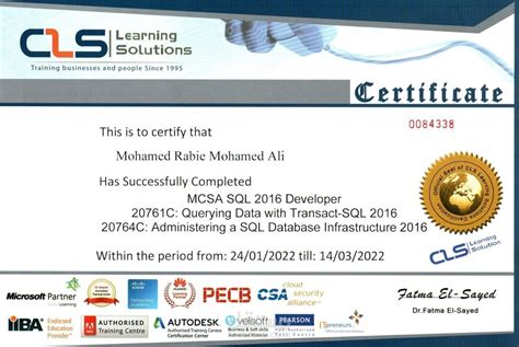Certified Microsoft Sql Administrator And Data Analyst مستقل