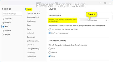 Turn On Or Off Focused Inbox In Outlook For Windows 11 Windows 11 Forum