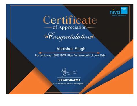 Abhishek Singh On Linkedin Thanks To Niva Bupa Health Insurance For Certification