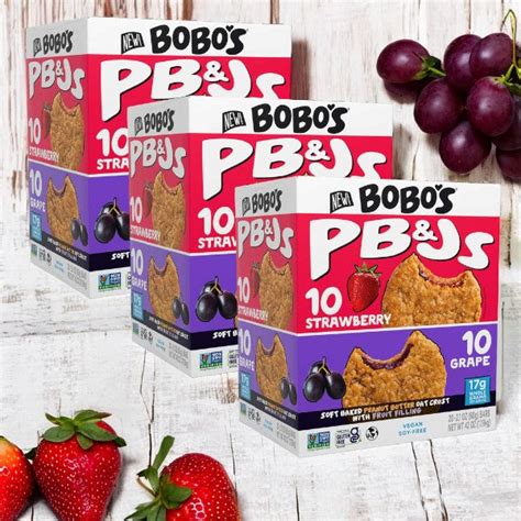 3 Bobos Pbandjs Oat Sandwich Bar Variety Pack 3 Boxes