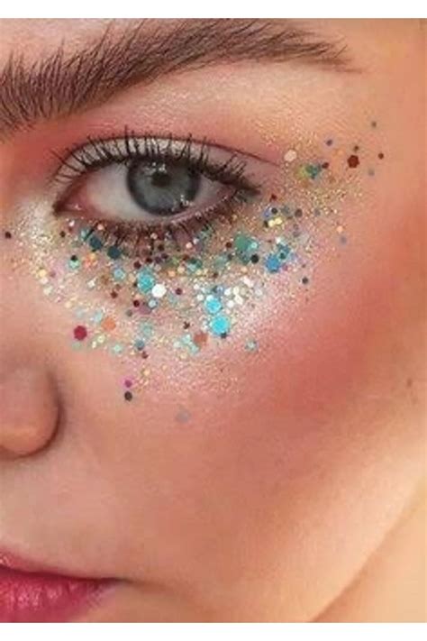 Hbtasarim Jel Form Makyaj Simleri Glitter Işıltılı Yüz Makyajı Mavi Fiyatı Yorumları