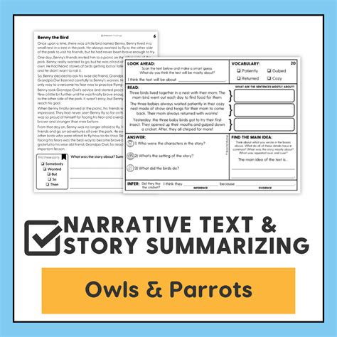 Birds Themed Language Unit Speech Language Therapy