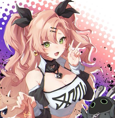 Nicole Demara And Bangboo Zenless Zone Zero Drawn By Shenhaipigu