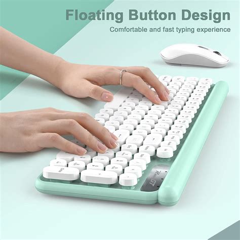 Racegt Wireless Keyboard And Mouse Combo Green