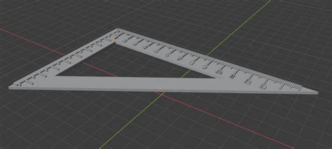 🟪 Square Ruler Right Angle・free Stl File For ・cults