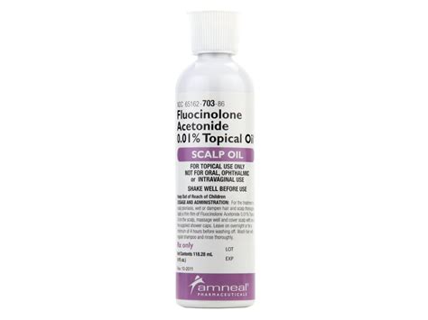 Fluocinolone Acetonide 0 01 Topical Scalp Oil 4 Oz Amneal