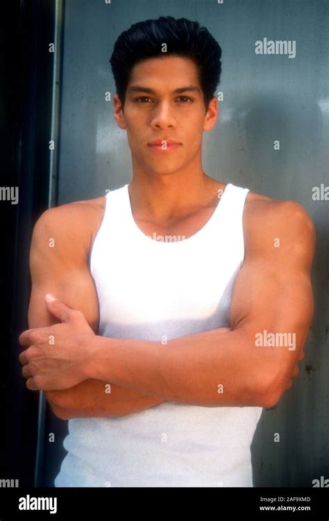 Los Angeles California Usa 31st March 1995 Exclusive Actor Model Robert Monterrosa Poses At
