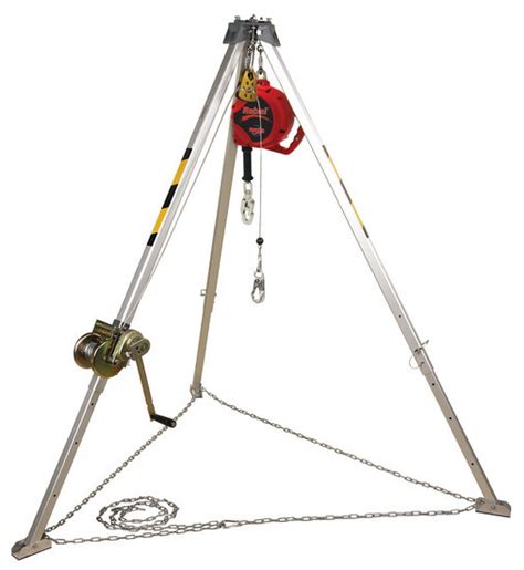 Falltech 5pc Confined Space Davit System With 12 To 29 Offset Davit Arm And Winch 6050228w