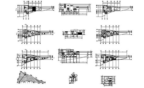 Housing Apartment Building Section And Distribution Plan Details Dwg File Artofit