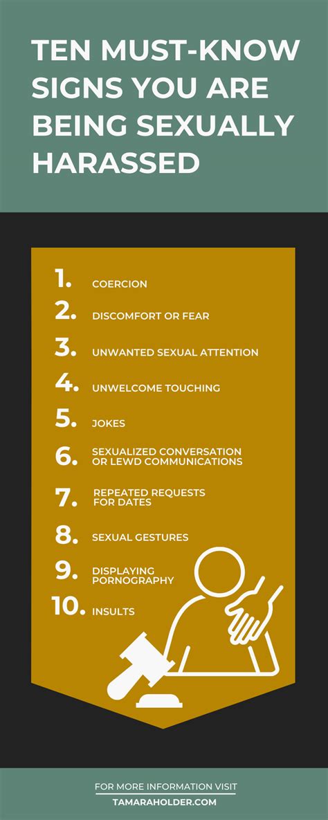 Ten Must Know Signs You Are Being Sexually Harassed