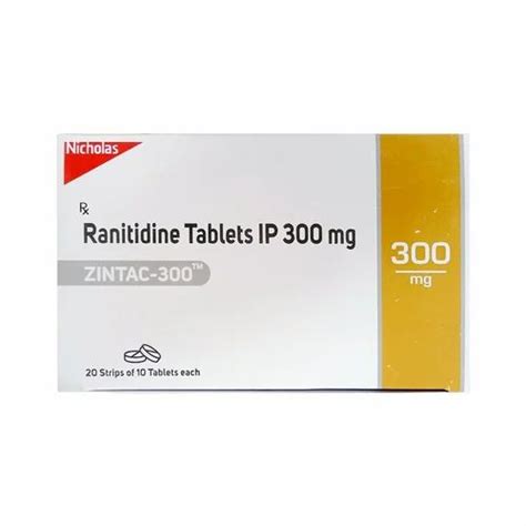 Zintac 300mg Ranitidine Tablets At Rs 160box Antop Hill Mumbai