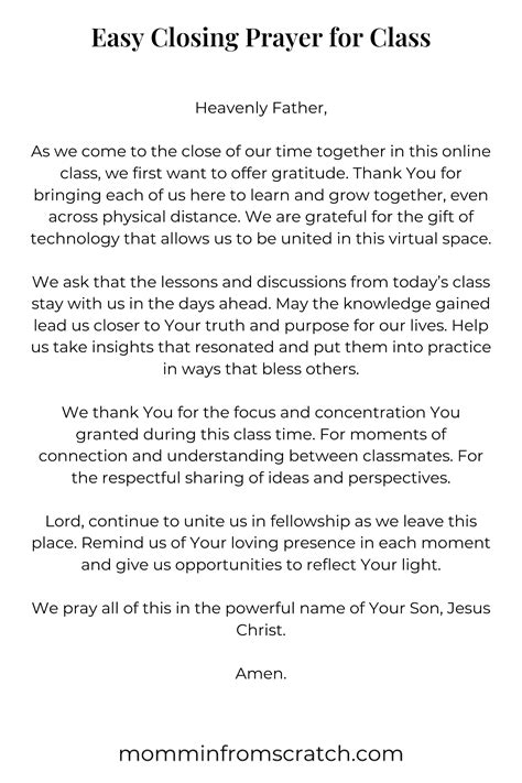 The 10 Best Opening And Closing Prayers For Online Class Mommin From