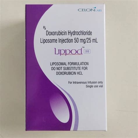 50mg 25ml Lippod Doxorubin Hydrochloride Lipossome Injection At ₹ 5500
