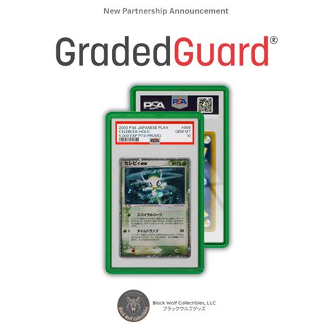 Gradedguard® Jewel Case Emerald Psa Black Wolf Collectibles Llc