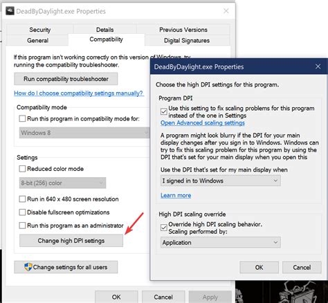Fix For Text Scaling Issues Rdeadbydaylight