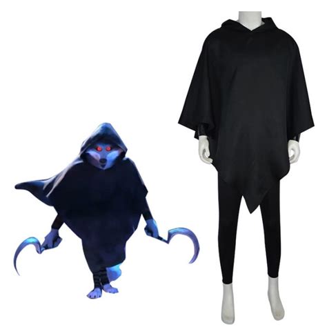 Puss In Boots The Last Wish Death The Wolf Costume Black Cloak Death