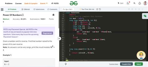 Musaddik Khan On Linkedin Geeksforgeeks Potd Dailycoding