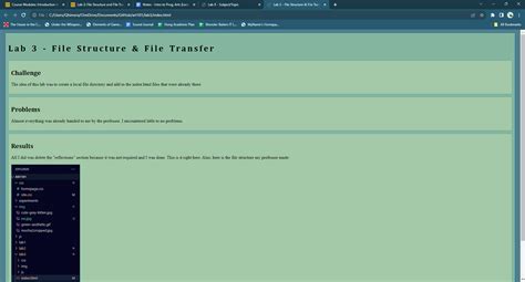 Lab 3 File Structure And File Transfer