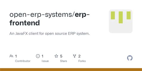 Github Open Erp Systems Erp Frontend An Javafx Client For Open Source Erp System
