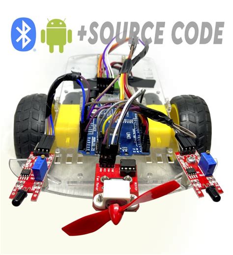 jual robot pemadam api firefighter robot arduino bluetooth control