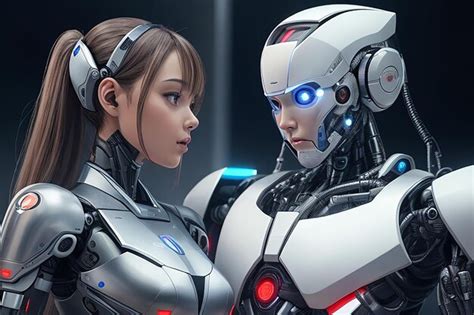 Premium Photo Cyborg Robot D Render Robotic Process Automation Rpa Data Analysis In Server