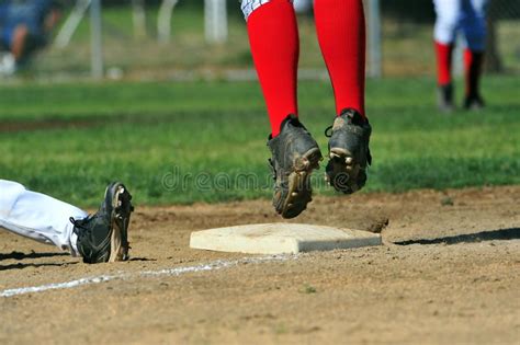 Jumping for the ball. stock photo. Image of ball, boys - 5753780