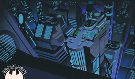 Bb Cityscape Batman Beyond City Cartoon Batman
