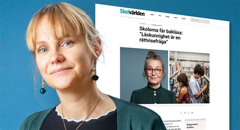 Karin Herlitz Om Ungas Läsning ”vi Borde Vara Jätterädda” Nyheter