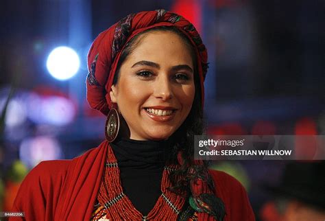 Iranian Actress Rana Azadivar Poses On The Red Carpet Ahead Of The