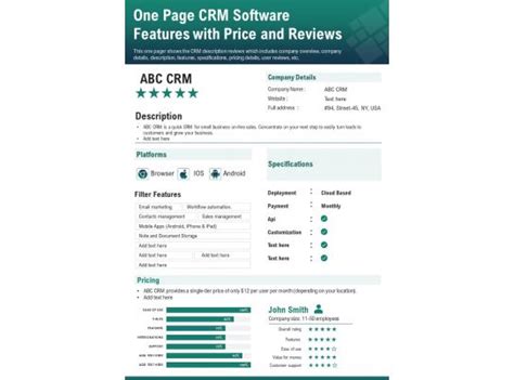 Crm Report Slide Team